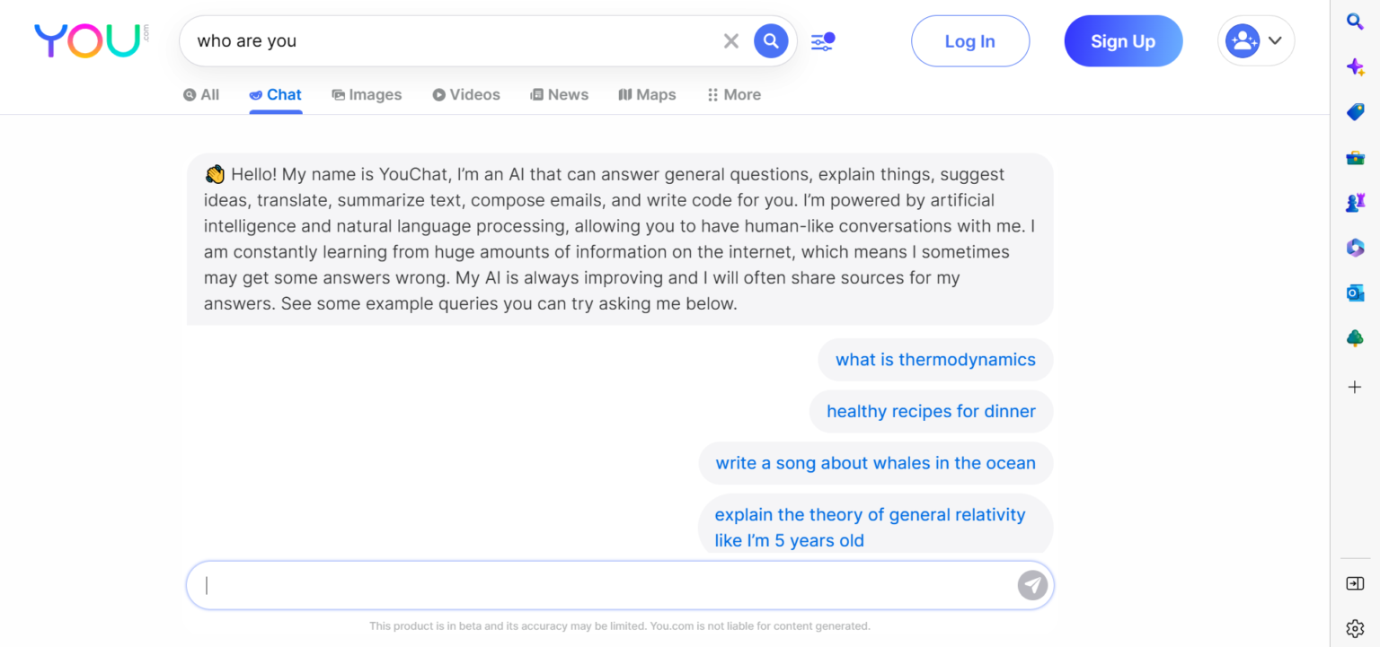 YouChat dari You.com, Chatbot AI Gratis Berbasis ChatGPT 3.5 OpenAI ...