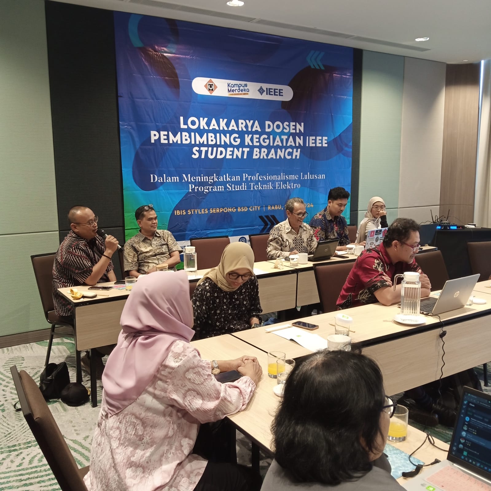 Lokakarya Dosen Pembimbing Kegiatan IEEE Student Branch – Hibah PKKM 2024 – Teknik Elektro ITI